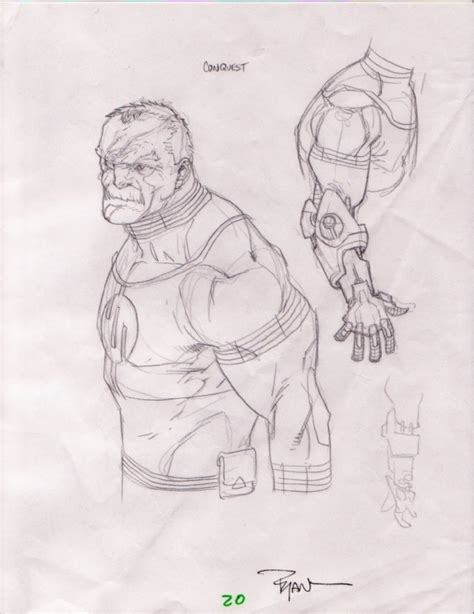 Conquest From Invincible Prelim By Ryan Ottley Wb Comic Art