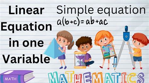 Linear Equations In One Variable Simple Equations Questions Practice Worksheet Mathematics
