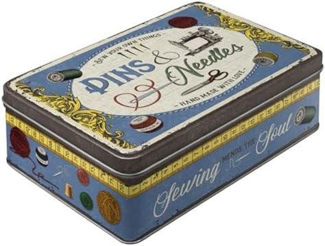 Nostalgic Art Retro Storage Tin Box Flat 2 5 L Tea And Cookies Together