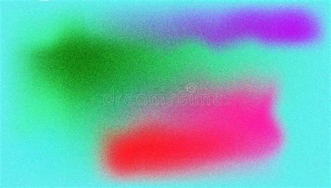 Neon Grainy Gradient Background With Bright Turquoise Red And Purple