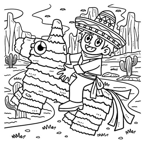 Pinata Coloring Pages [2025]