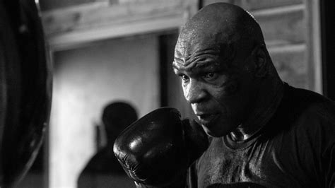 Mike Tyson Knockout Black And White