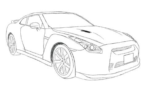 Gtr Coloring Sheet