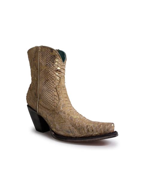Corral Womens Nude Full Python Boots Texas Boot Company