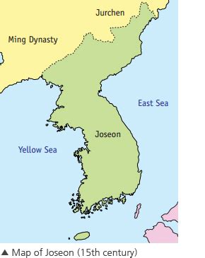 500 Years Of The Joseon Map Joseon Dynasty Wiur