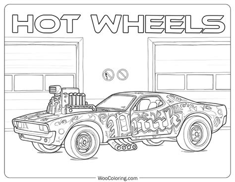 28 Hot Wheels Coloring Pages Free Pdf To Print Woo Coloring