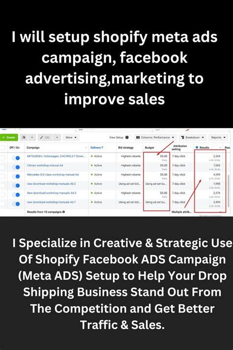 I Will Setup Shopify Meta Ads Campaign Facebook Advertising Marke