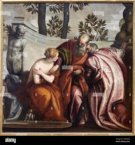 Susanna And The Elders Oil On Canvas About 1580 Paolo Caliari Dit