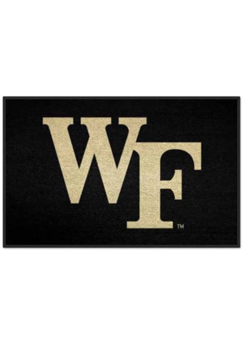Wake Forest Demon Deacons Logo Interior Rug Black 930677154
