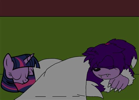 Sparkle The Werehog And Twilight Sparkle Sleeping By Jadyellysparkle On