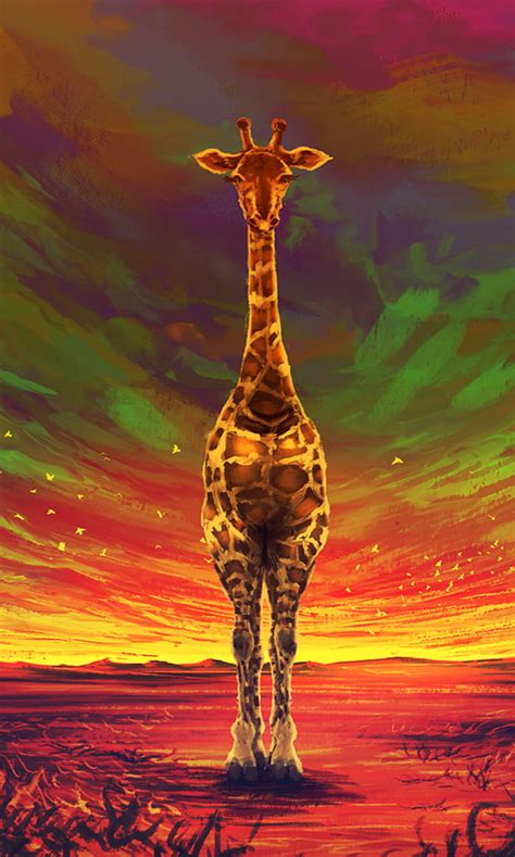 Fondo De Pantalla De Jirafa Iphone