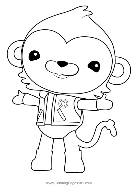 Octonauts Characters Colouring Pages