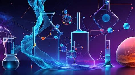 Premium Ai Image Science Background Design