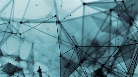 Abstract Motion Background Digital Plexus Polygon Data Networks — Stock Video © Paralondigital
