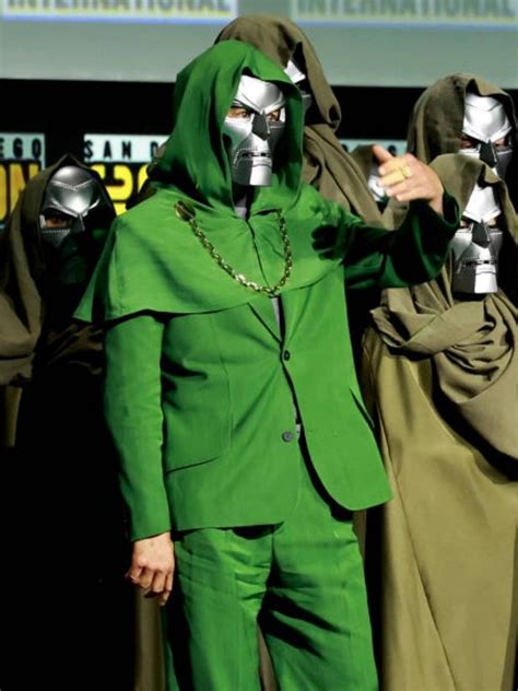 Robert Downey Jr Suit Doctor Doom Green Suit