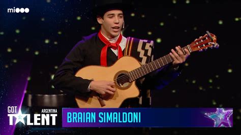 Braian Simaldoni Payador 4tos Got Talent Argentina 2023 Youtube
