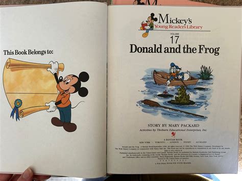 Mickey Mouse Young Readers Library Complete Set Vol 1 19 Etsy