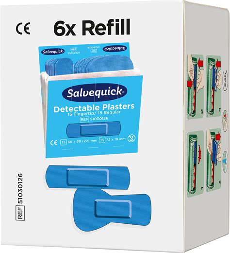 Blue Detectable Plaster Fingertipregular Global