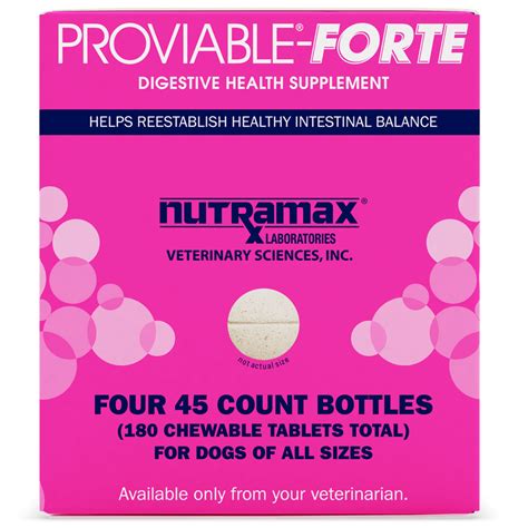 Proviable® Forte Chewable Dog Tablets 4x45ct