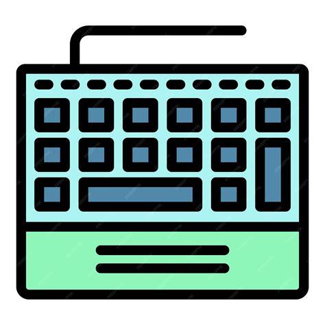 Premium Vector Control Keyboard Icon Outline Control Keyboard Vector Icon Color Flat Isolated