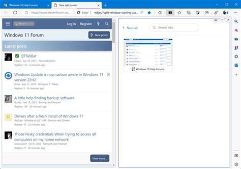 Enable Or Disable Split Screen Feature In Microsoft Edge Windows 11 Forum