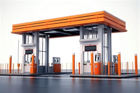 Premium Ai Image Automatic Toll Gate Example Professional Advertising Photography