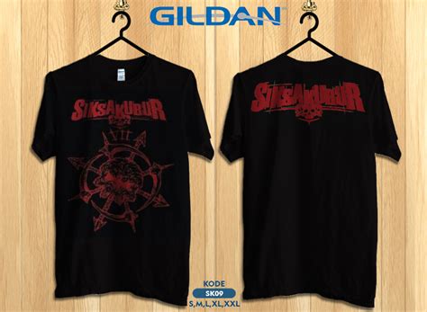 Kaos Band Siksa Kubur Original Gildan Sk09 Lazada Indonesia