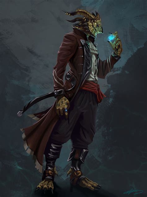Jhadir Dragonborn Sorcerer Edward Yorke Eberron Dragonborn