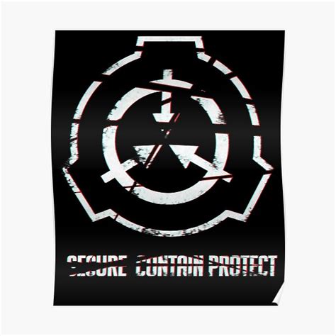 SCP Foundation Secure Contain Protect Poster For Sale By Rebellion 10 Redbubble