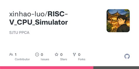 Github Xinhao Luorisc Vcpusimulator Sjtu Ppca · Github