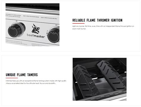 Beefmaster Classic 2 Burner Gas Bbq With Folding Shelves Cookaburra The Bbq Lifestyle Store