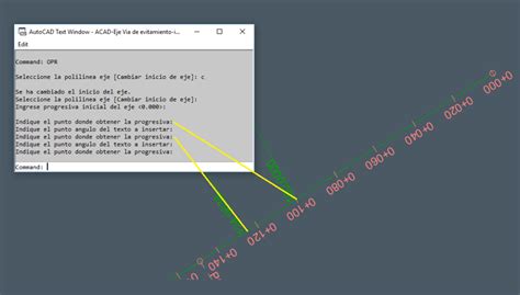 Rutina Lisp Que Permite Obtener La Progresiva O Longitud En Un Punto Indicado De Una Polilinea