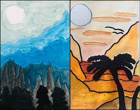 Small Value Scale Landscapes With Video Tutorial Arte A Scuola