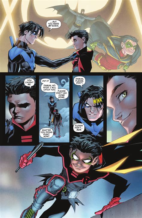 Dick Grayson And Damian Wayne