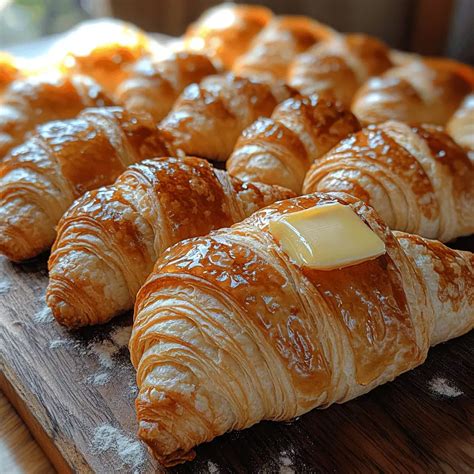 Heavenly Flaky Butter Croissants Recipe Homemade Butter Croissants