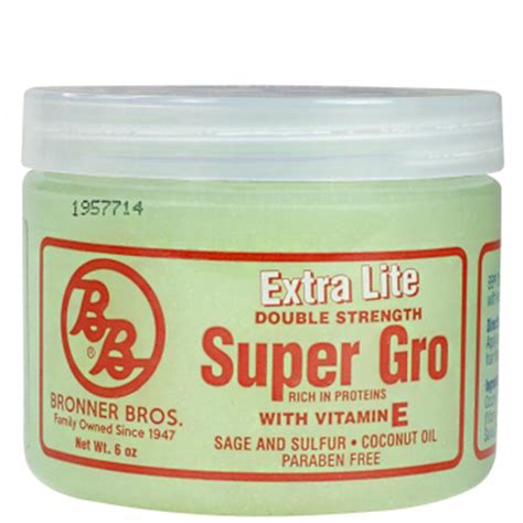 Bb Extra Lite Double Strength Super Gro With Vitamin E 6oz