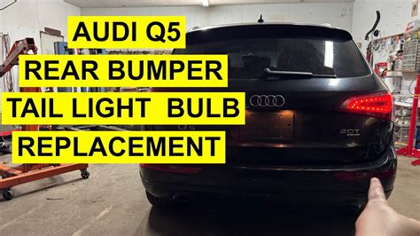 How To Replace Rear Bumper Marker Tail Light On Audi Q5 2009 2018
