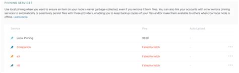 Could Not Remove Pinning Services Issue 2114 Ipfs Ipfs Webui GitHub