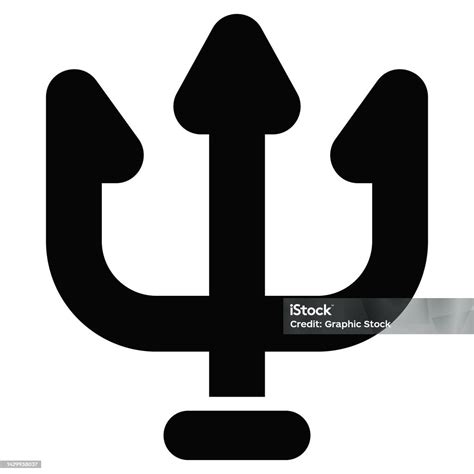 Trisula Vector Glyph Icon Hindu Festival Hindu Celebration Icon Stock Illustration Download