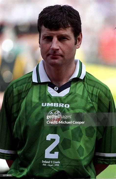 Portrait Of Denis Irwin Of The Republic Of Ireland Before The News