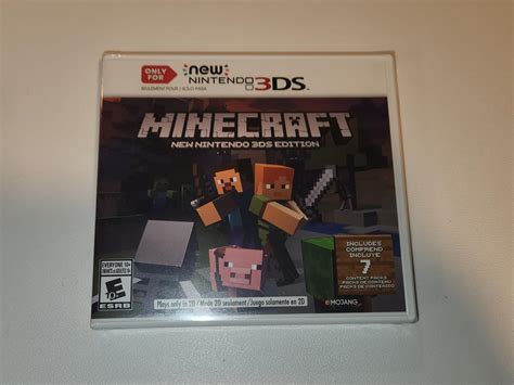 Minecraft New Nintendo 3ds Edition New Item Box And Manual