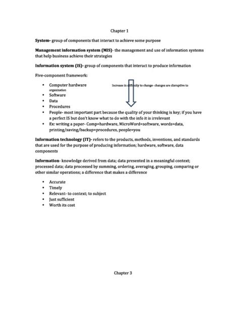 Bus K 201 Chapter 1 K201 Chapter 1 Notes Oneclass