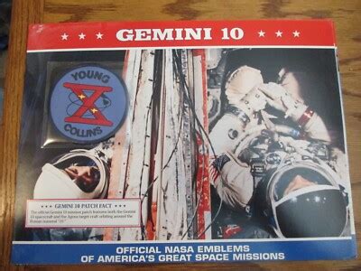 Gemini 10 Nasa Patch Ebay