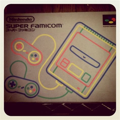 Super Famicom Box Super Electronic Products Japanese