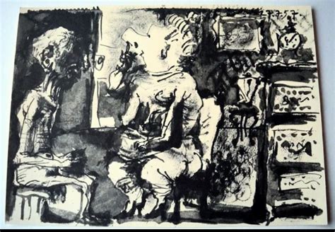 Pablo Picasso Interior 1961 Original Lithograph For Sale At Pamono