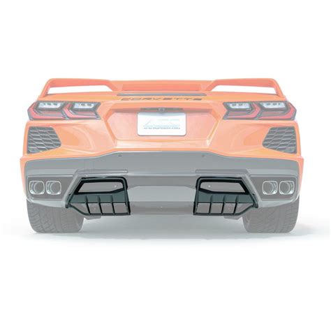 Acs C8 Diffuser Inserts 2020 C8 Corvette Stingray Carbon Flash Acs Composite
