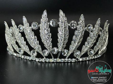 تاج عروس نگین دار بابهترین وجدید ترین مدل روز در بدلیجات ئاسو