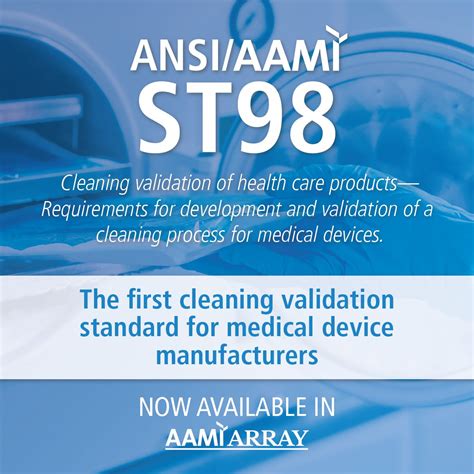 Medicaldevice Sterileprocessing Sterilization Aami