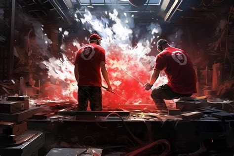 Metalworking Class With Safety Posters Premium Ai Generated Image