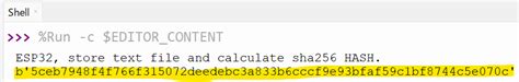 Micropython的午睡113 Esp32版、hashlib使ってsha256を計算 デバイスビジネス開拓団